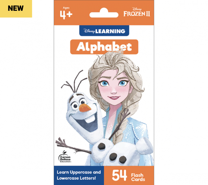 Disney Frozen 2 Alphabet Flash Cards Grade PK-1