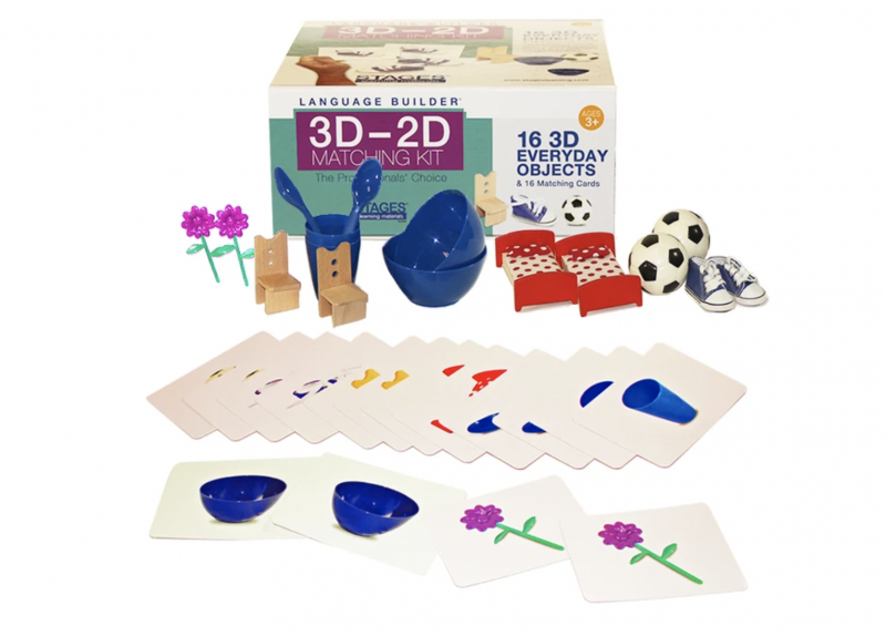 Language Builder: 3D-2D Everyday Object Matching Kit