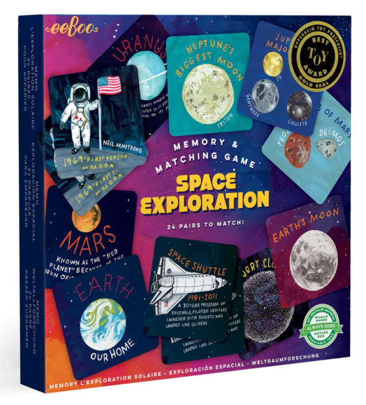 Space Exploration Memory & Matching Game
