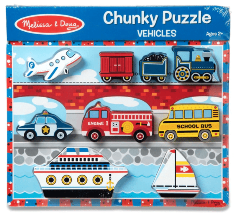 Vehicles Chunky Puzzle
