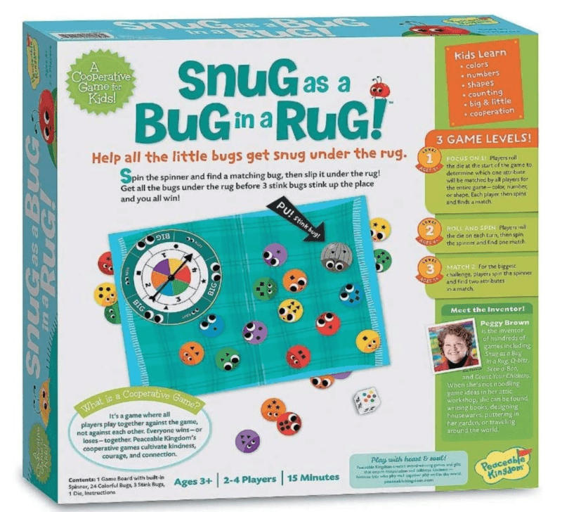 Snug as a Bug in a Rug Co-operative Game