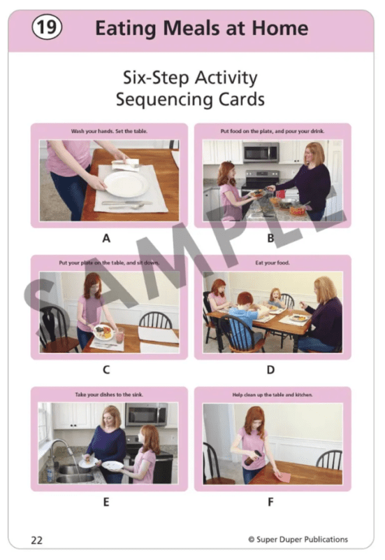 Activities of Daily Living Photo Sequencing Cards