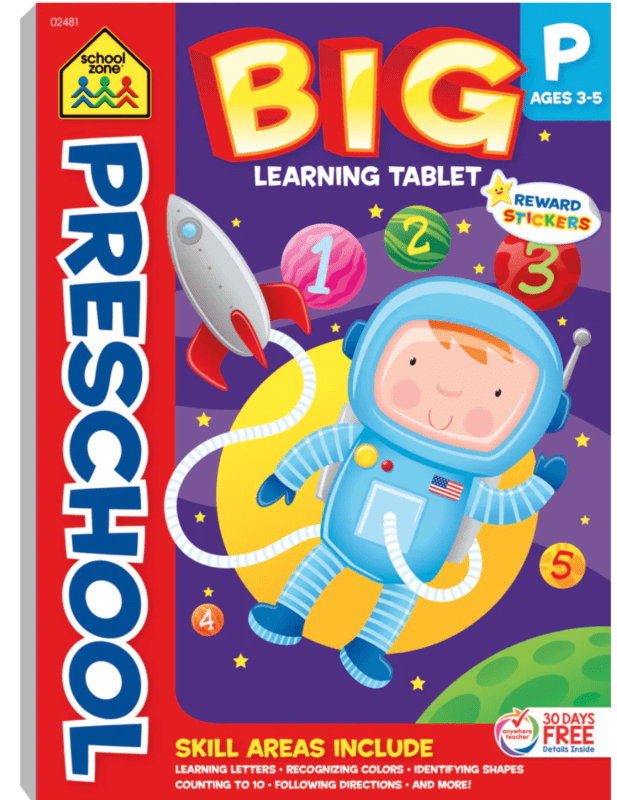 BIG Preschool Learning Writing Tablet